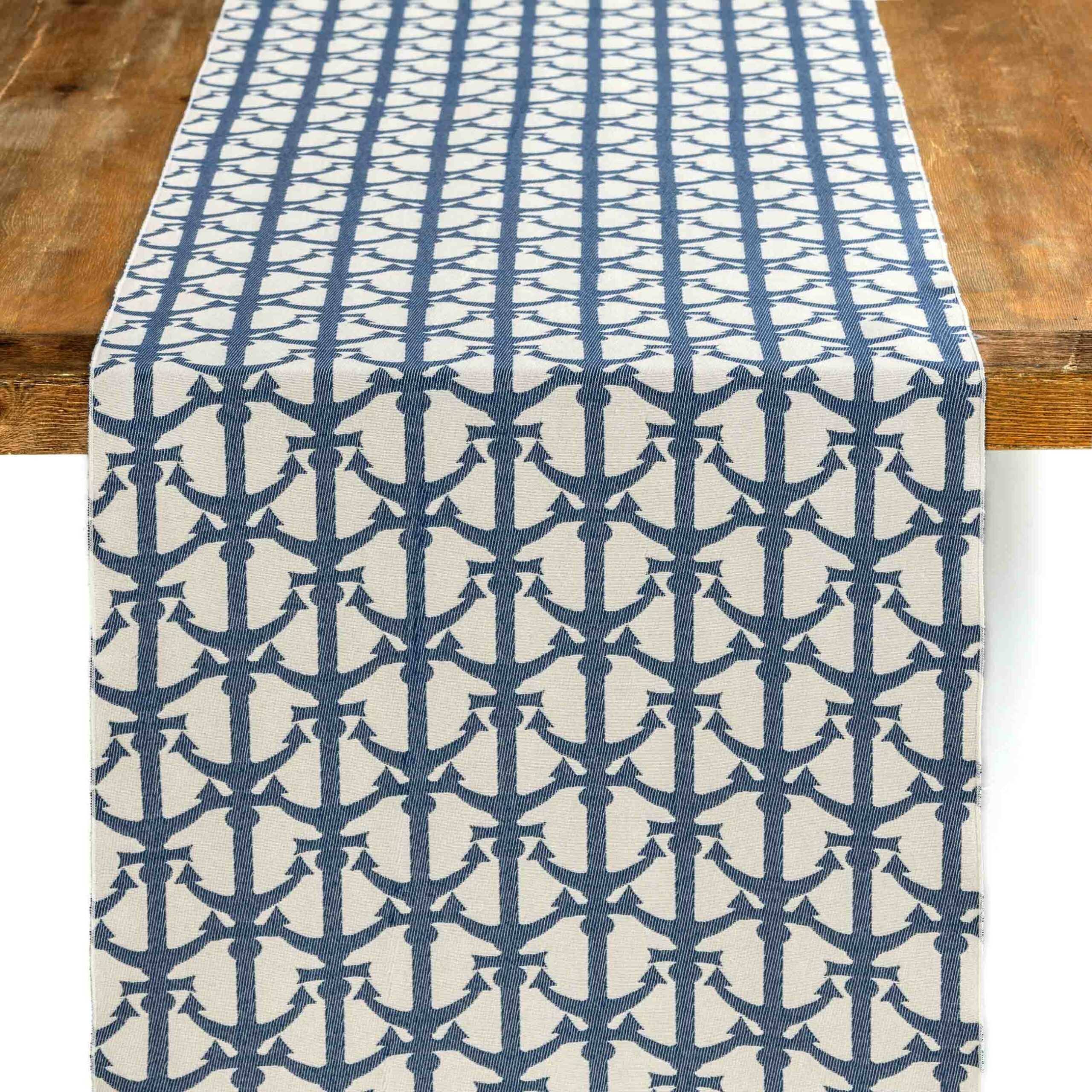 Navy Drop Anchor Runner - Over The Top