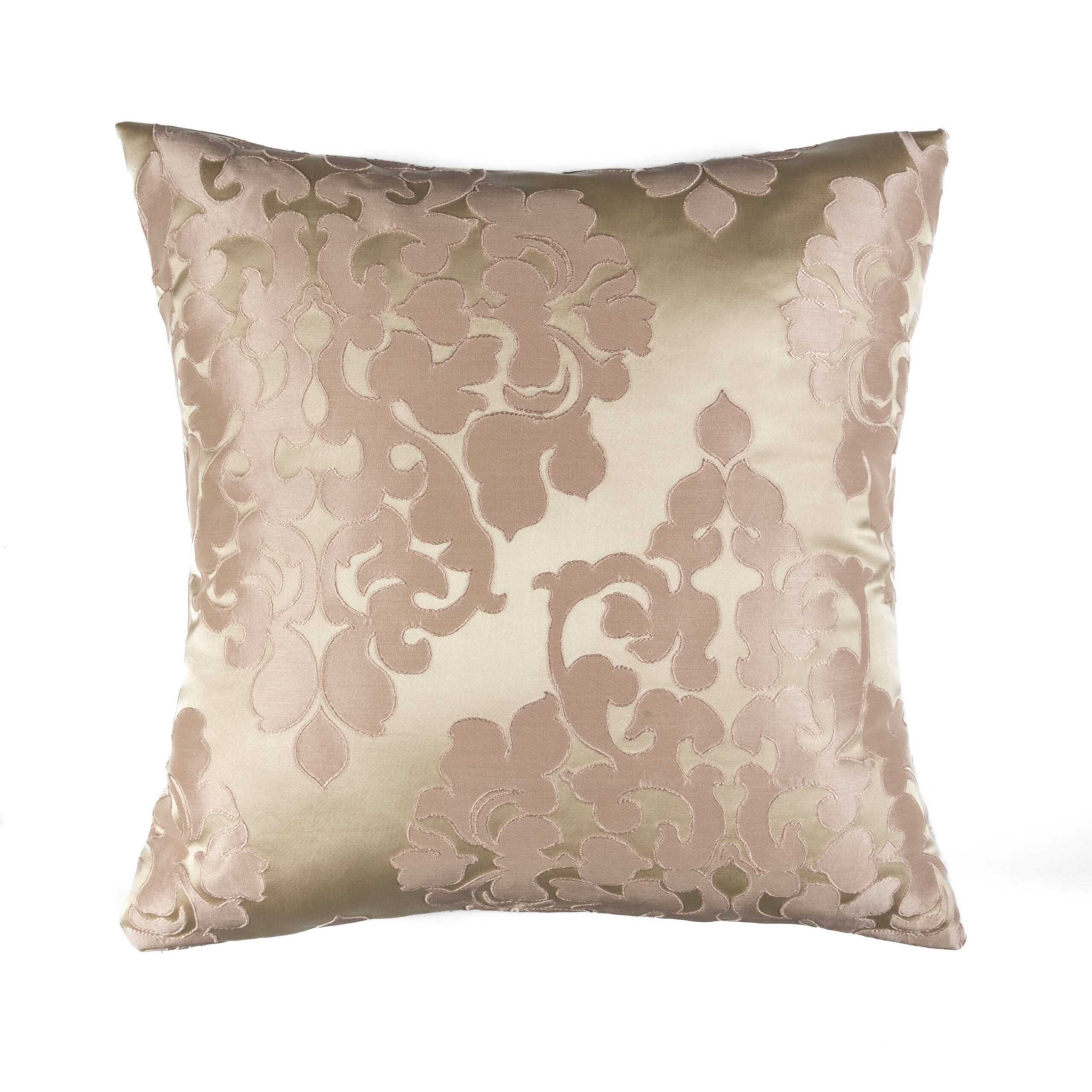Pink Grand Damask Pillow - Over The Top