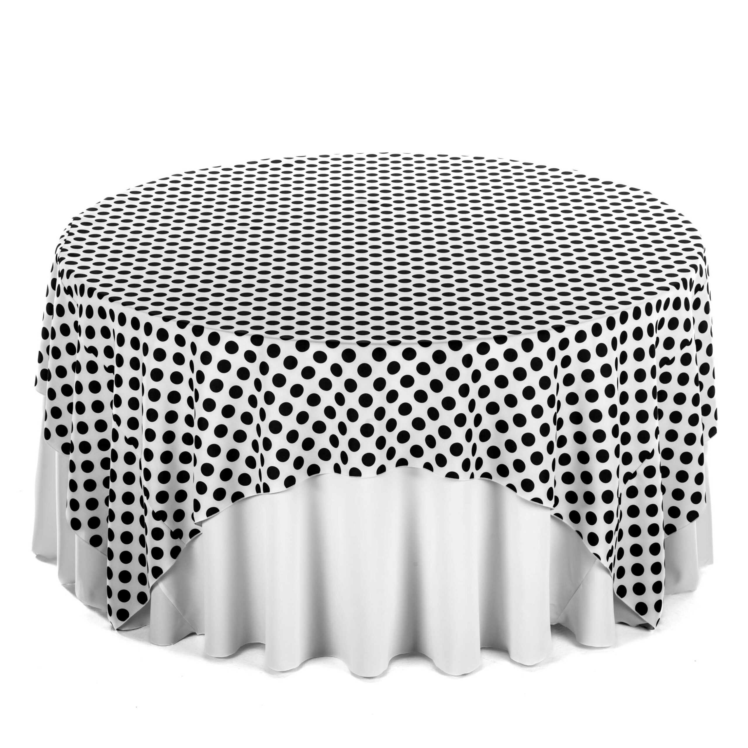 Black On White Polka Dot - Over The Top