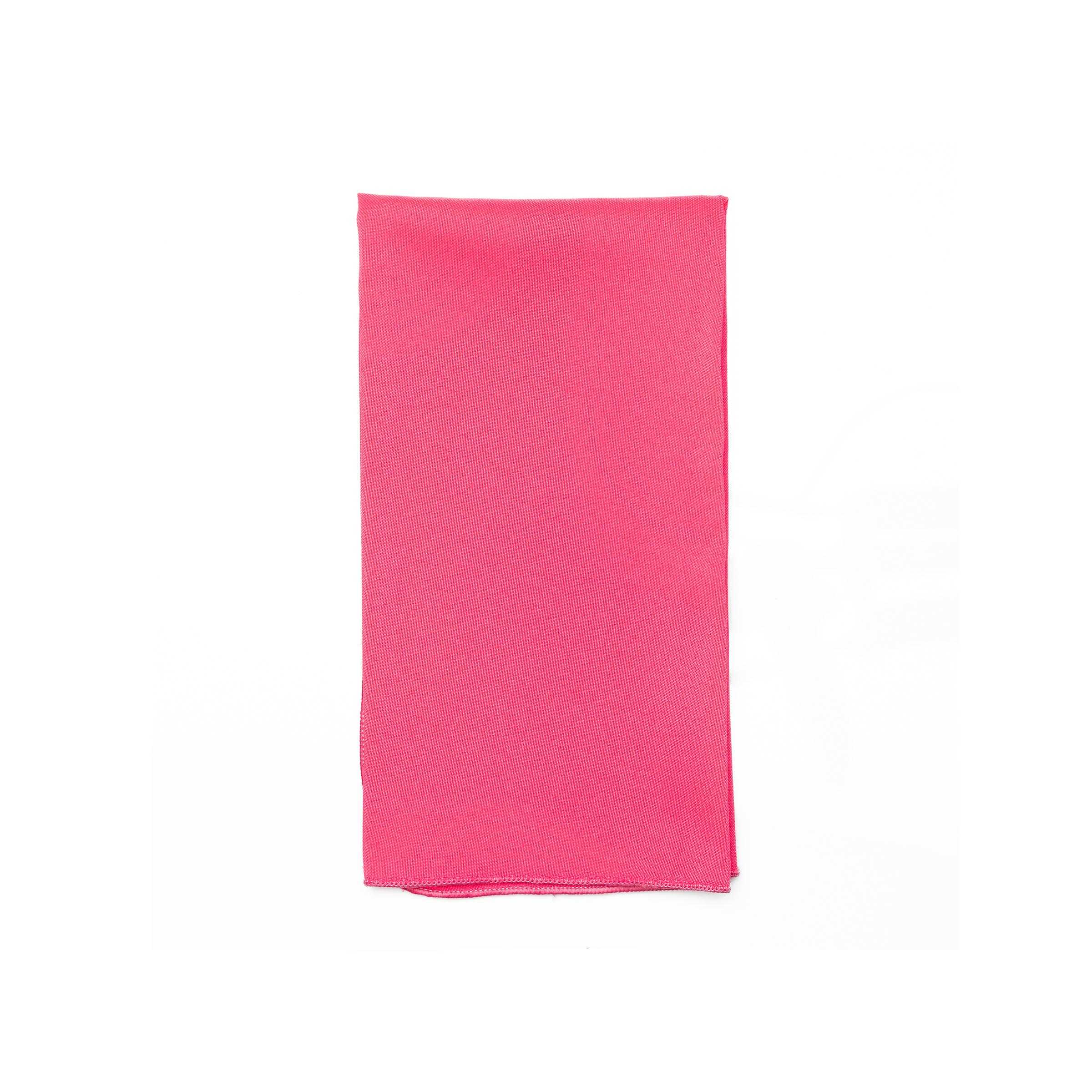 Neon Pink Solid Napkin - Over The Top