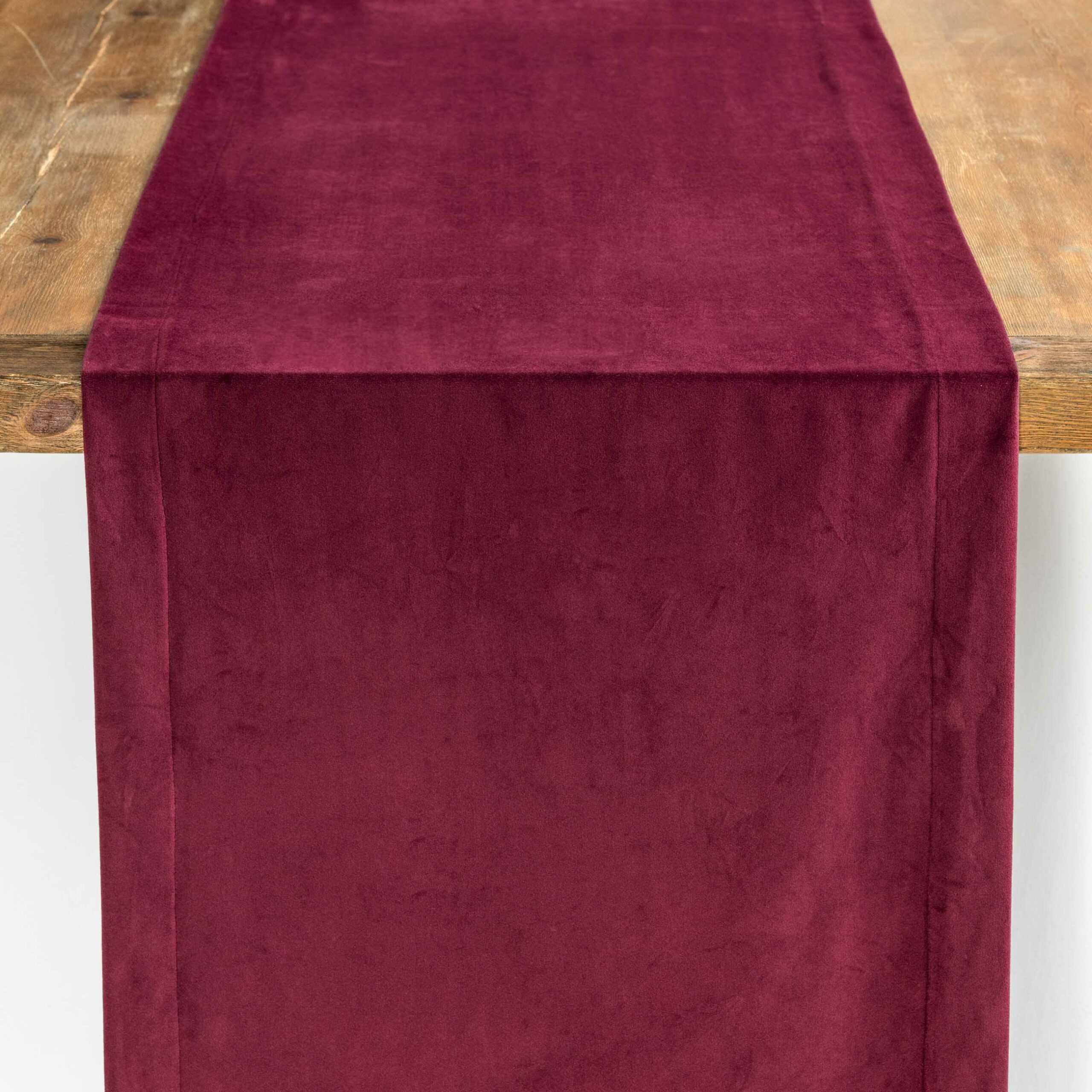 Wine Velvet Runner - Over The Top